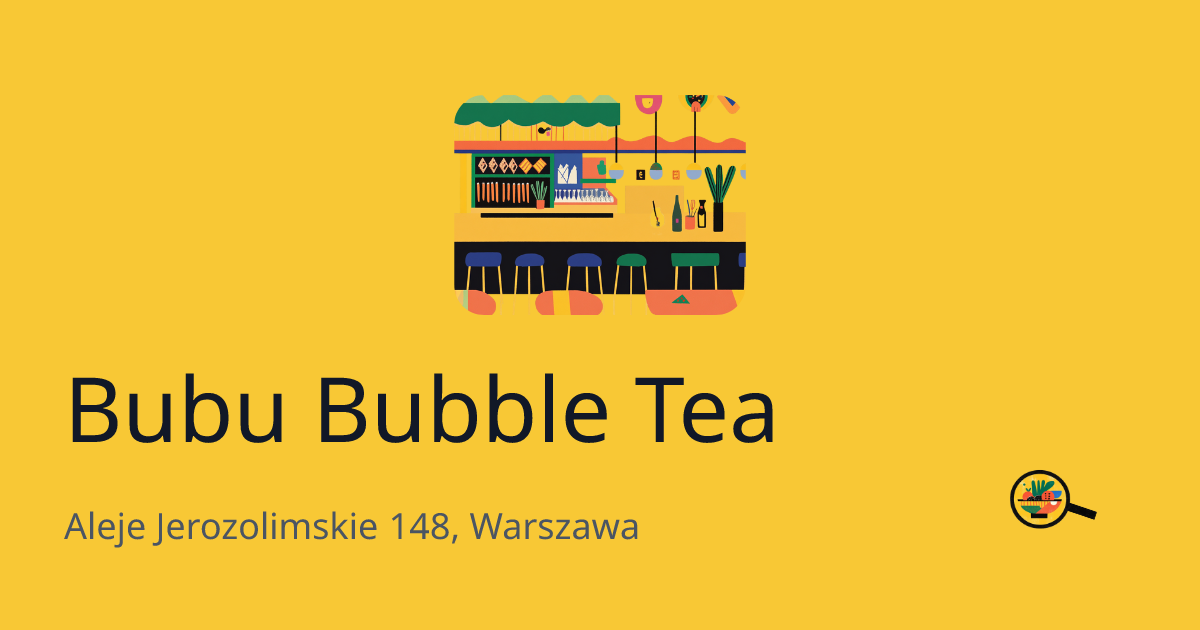 Bubu Bubble Tea - Menu Miasta