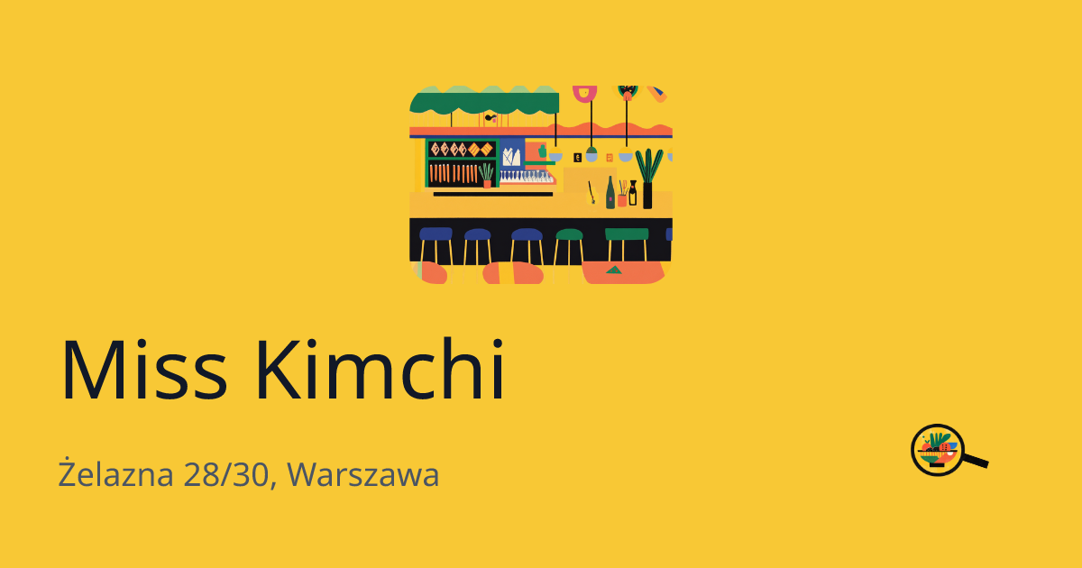 Miss Kimchi - Menu Miasta