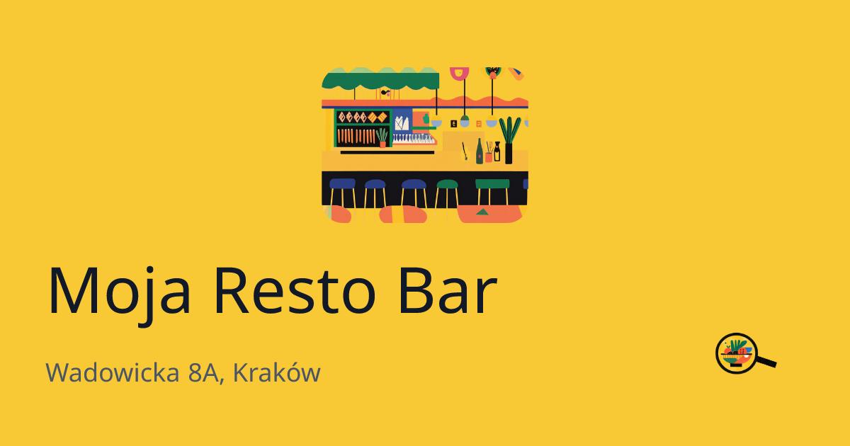 Moja Resto Bar - Menu Miasta