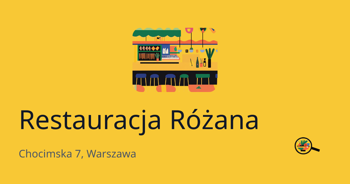 Restauracja Różana - Menu Miasta