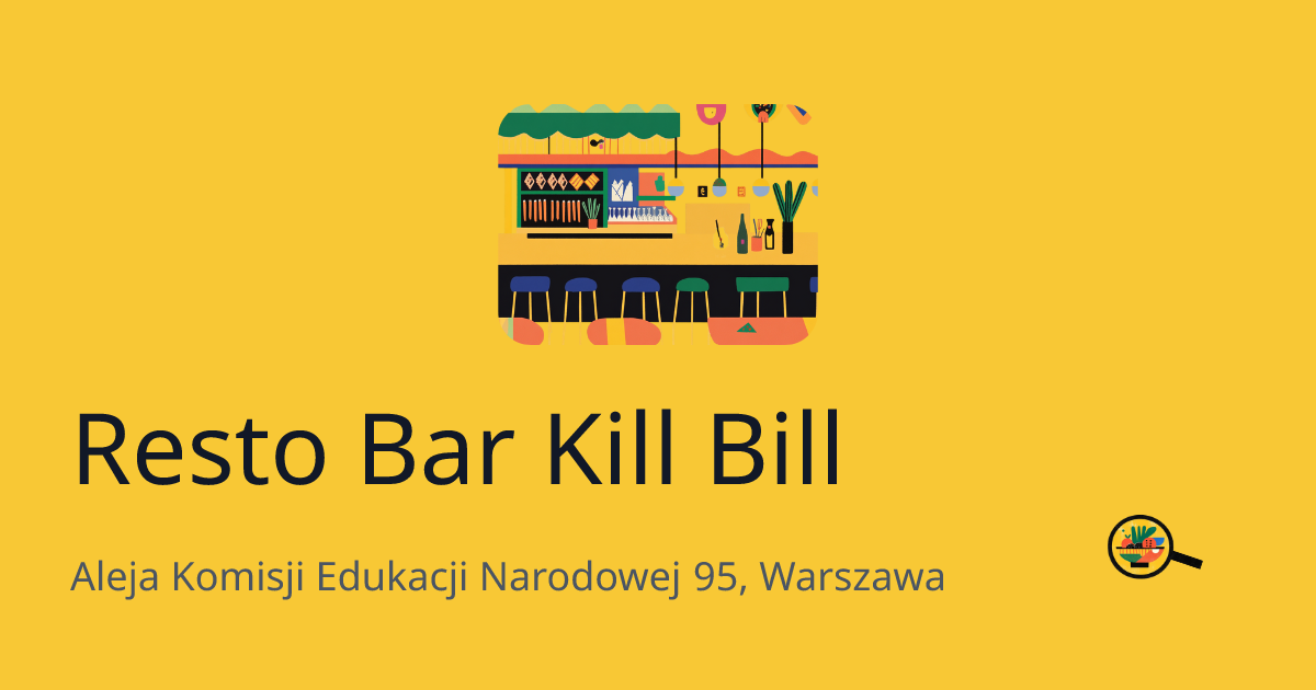 Resto Bar Kill Bill - Menu Miasta