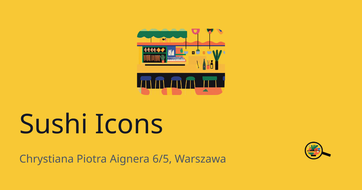 Sushi Icons - Menu Miasta