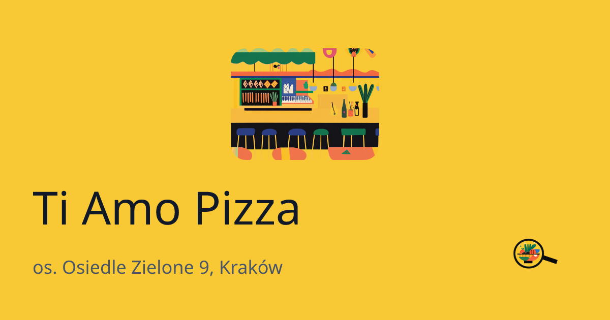 Ti Amo Pizza - Menu Miasta