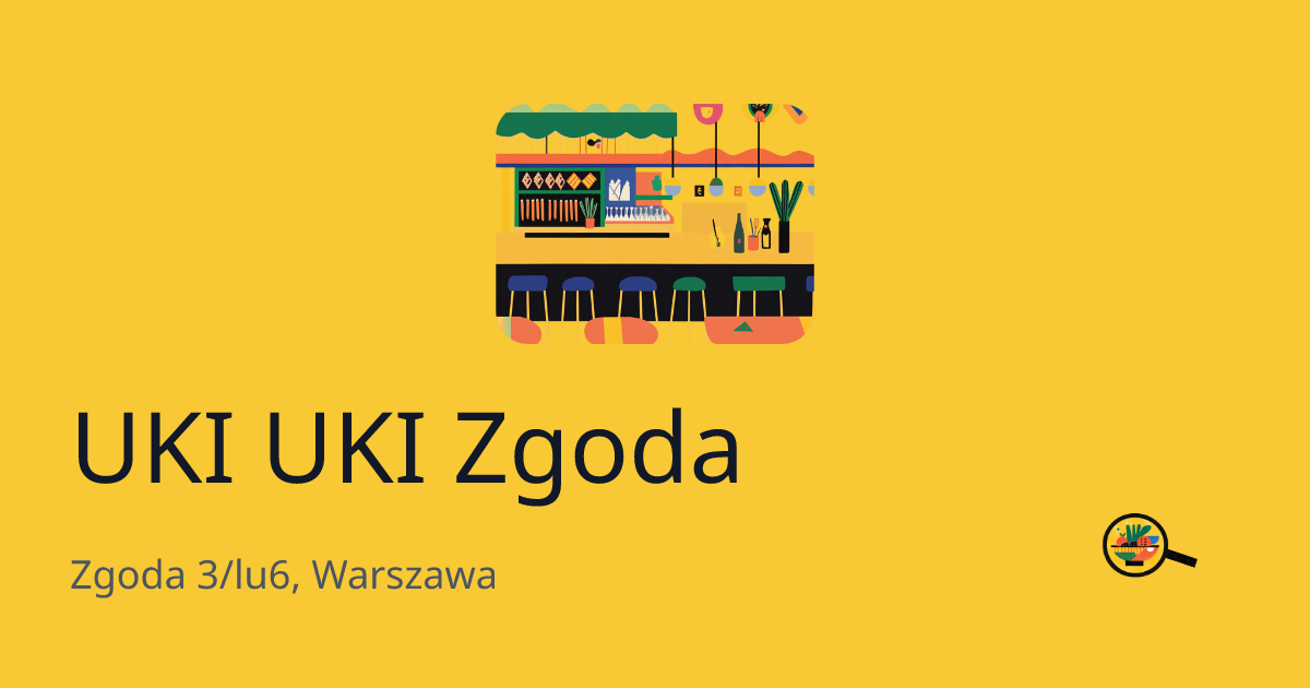 UKI UKI Zgoda - Menu Miasta