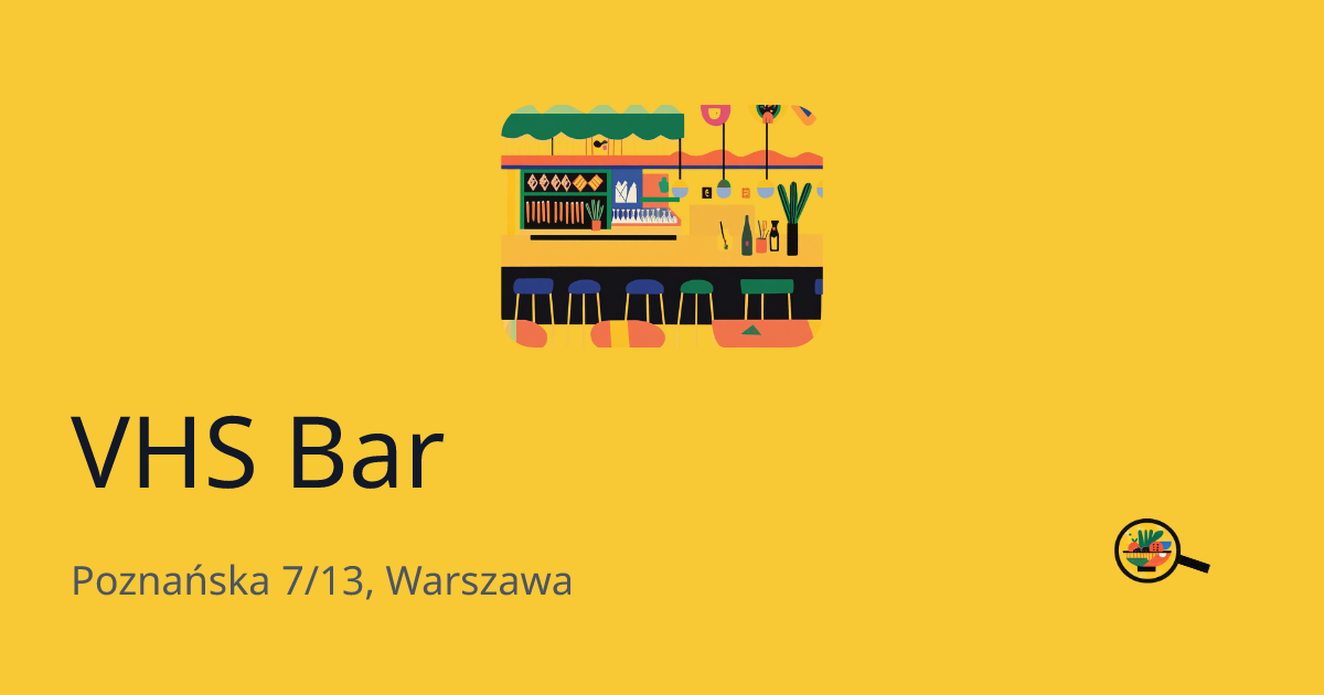 VHS Bar - Menu Miasta